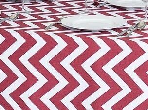Round Chevron - Round Tablecloth 90 inch round - Round Tablecloth ...
