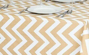 Round Chevron - Round Tablecloth 90 inch round - Round Tablecloth ...