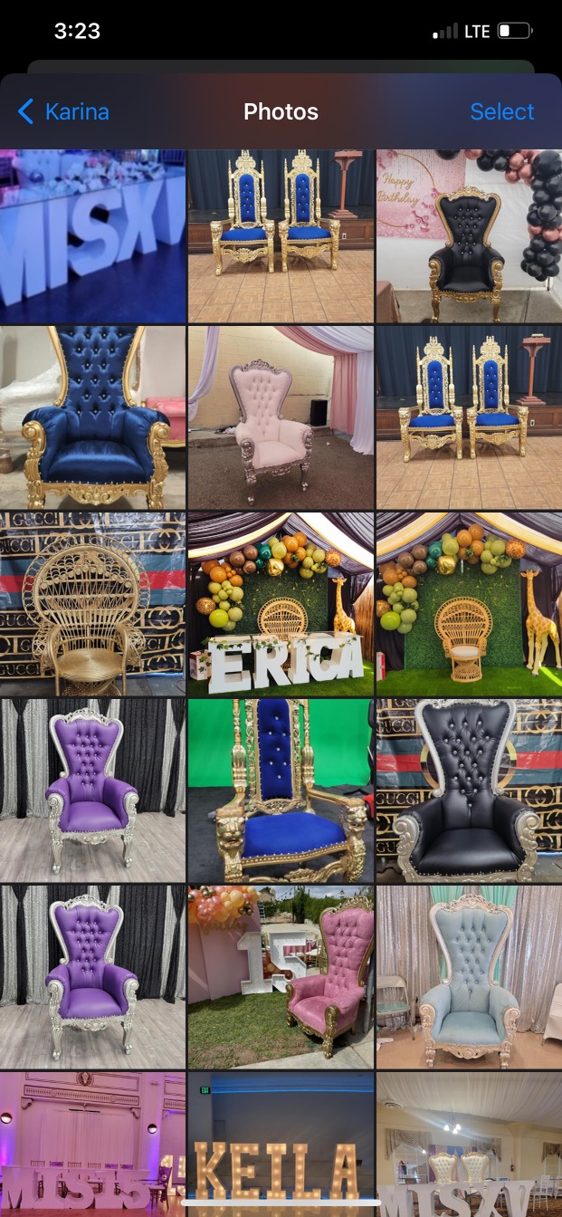 Throne Chairs - Chairs - Inventory - Mega Party Rental