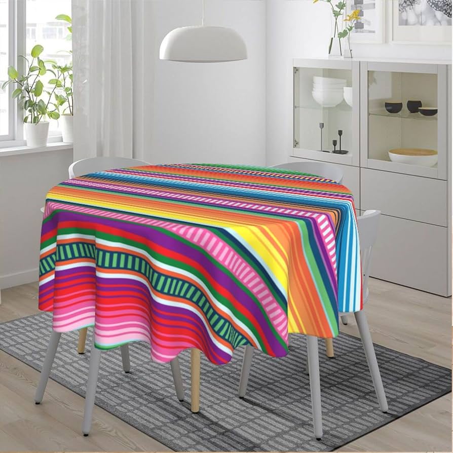 Round Mexican - Round Tablecloth 108 inch round - Round Tablecloth ...