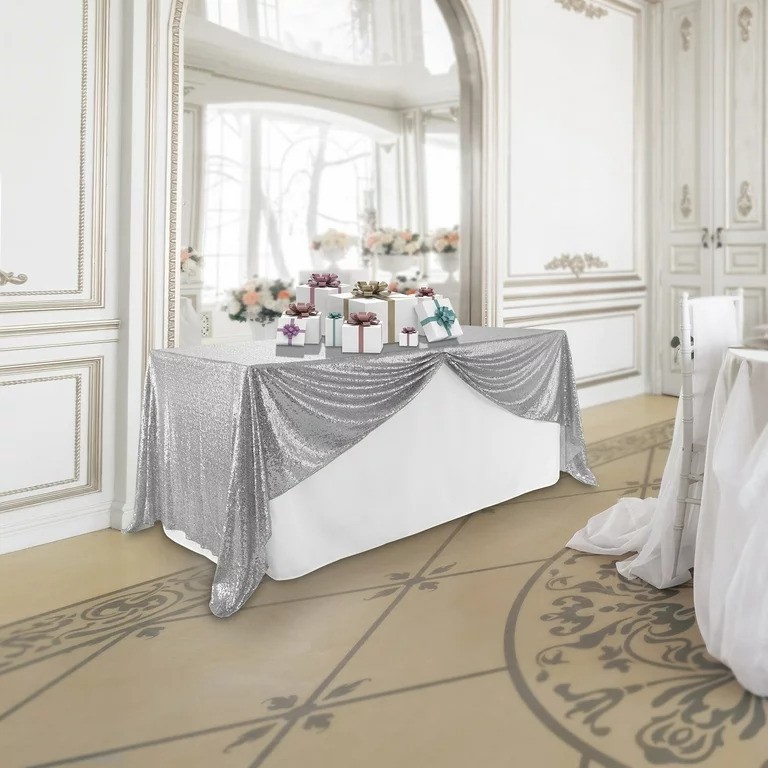 Rectangular sequins - Rectangular Tablecloth 60x126 - Rectangular ...
