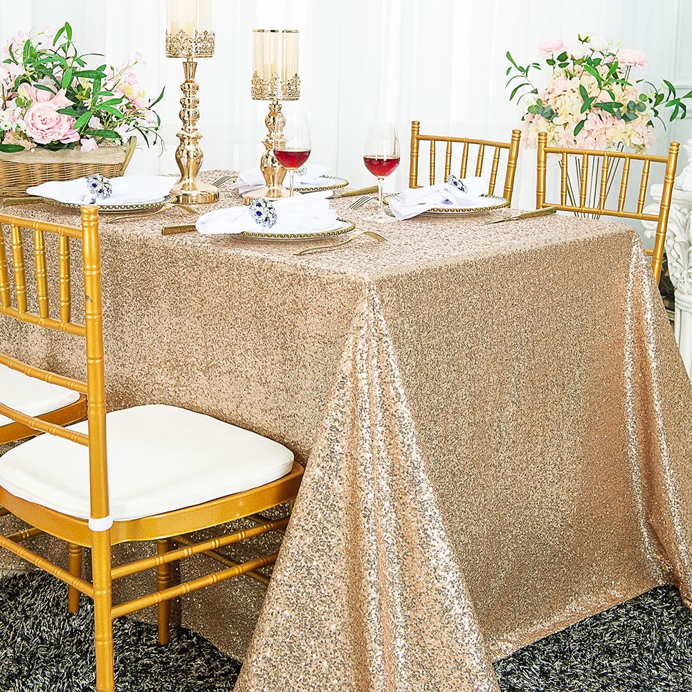 Rectangular sequins - Rectangular Tablecloth 90x132 - Rectangular ...