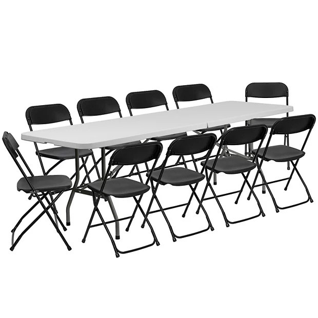 8ft White Folding Tables - Tables - Inventory - Mega Party Rental